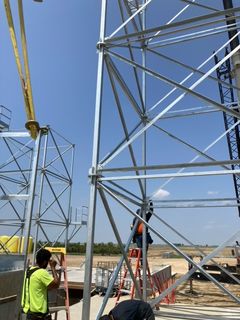 Grain Leg Support Structure 4x4 | Farm equipment plus